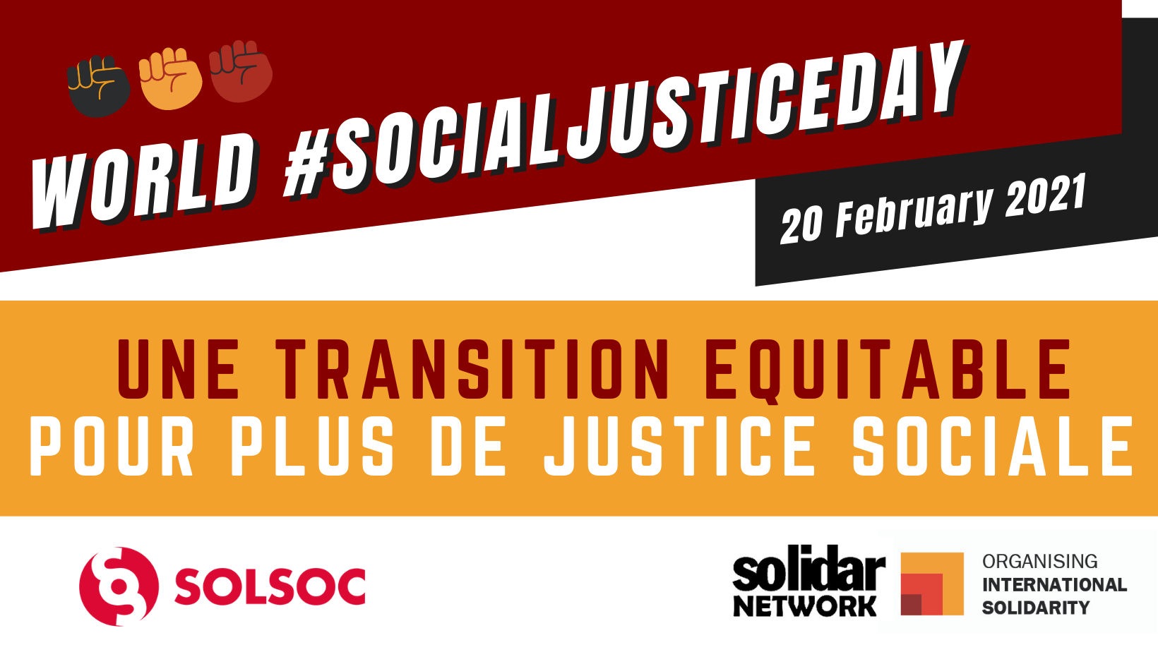 Journée mondiale de la justice sociale 2021. Une transition post-covid ...